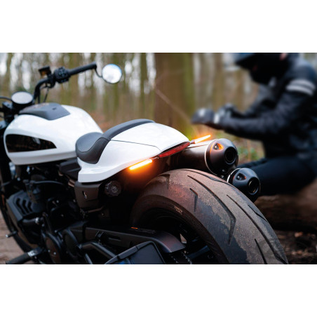 Clignotant séquentiel Kellermann Jetstream Clignotant noir avec len...